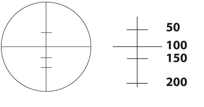 Rifle Hunter Series 3-9x40 Scope with Range-Finding Reticle Matte Black ...