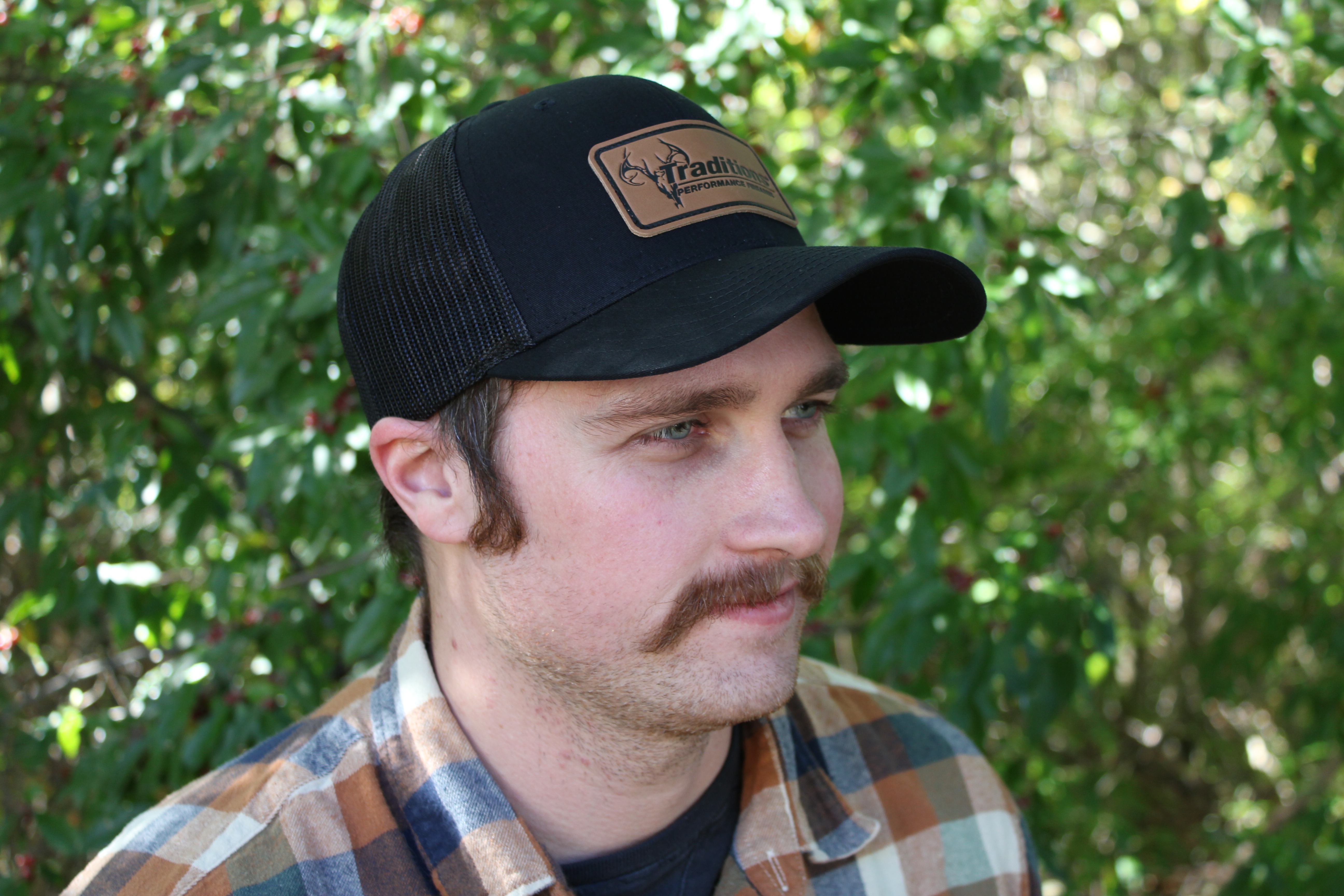 Traditions Mesh Back Hat with Leather Logo Patch | Traditions ...